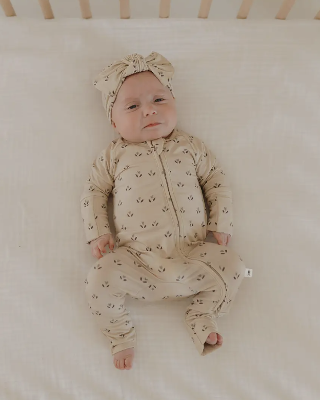 Bamboo Zip Pajamas - Flora – Darling Empire